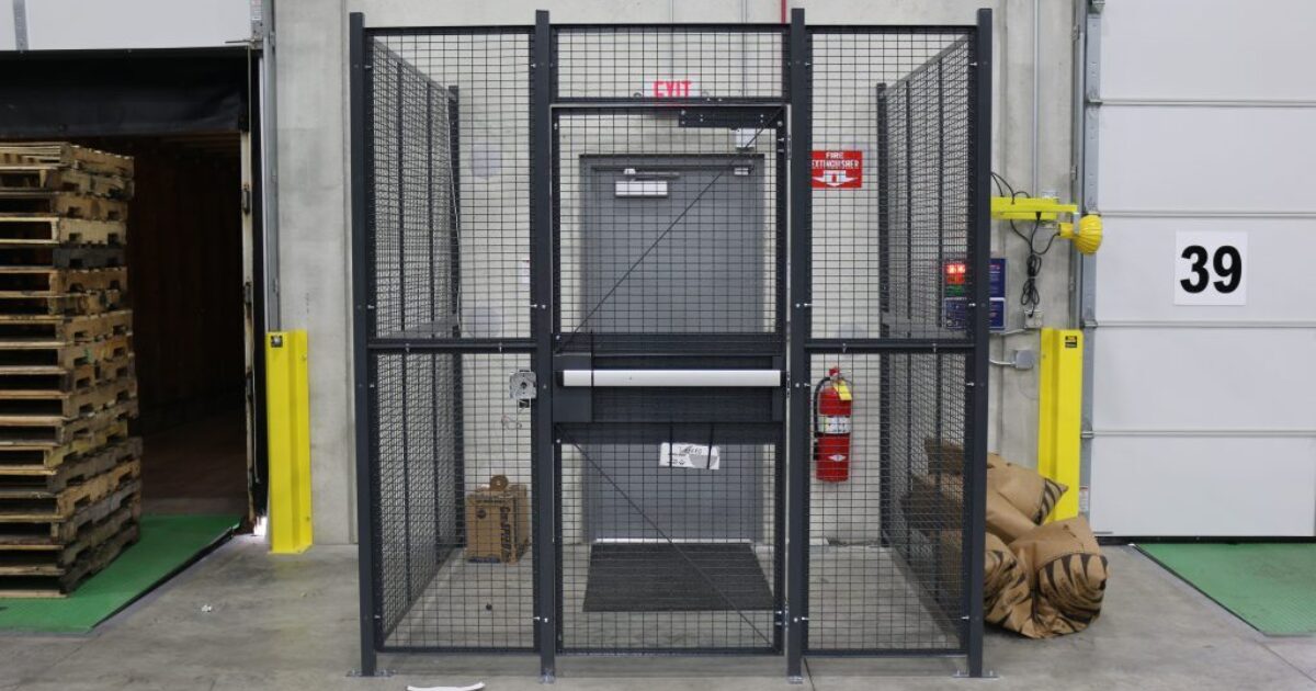 Driver Cage: Secure Your Warehouse | Spacesaver Storage Solutions