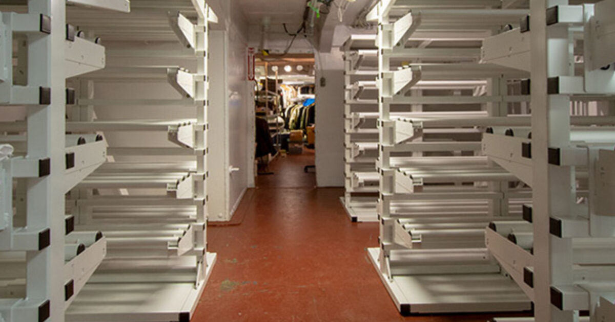 Museum Storage for Unique Textiles | Spacesaver Storage Solutions