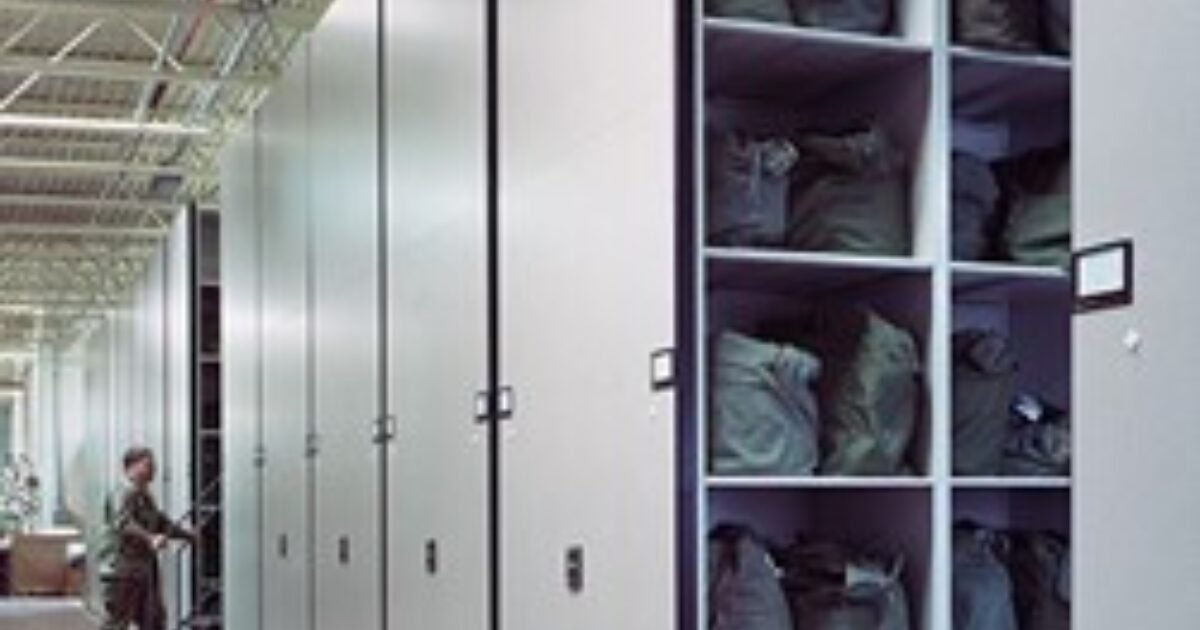 Storing a Higher Volume of Military… | Spacesaver Storage Solutions