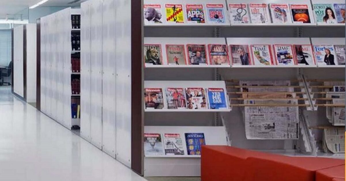 Campus Library & Makerspace Storage… | Spacesaver Storage Solutions