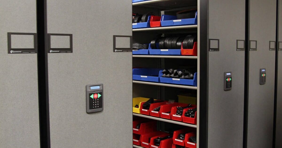 Storage Product for Public Safety… | Spacesaver Storage Solutions