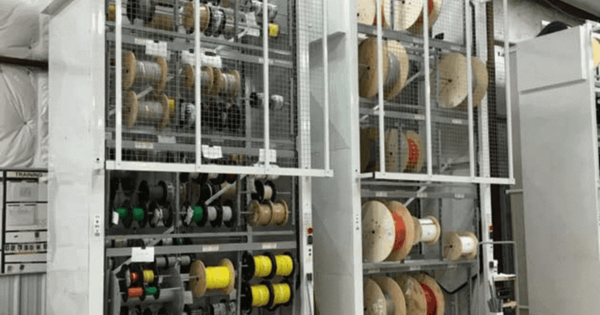 Storage Product for Wire Spool Carousel | Spacesaver Storage Solutions
