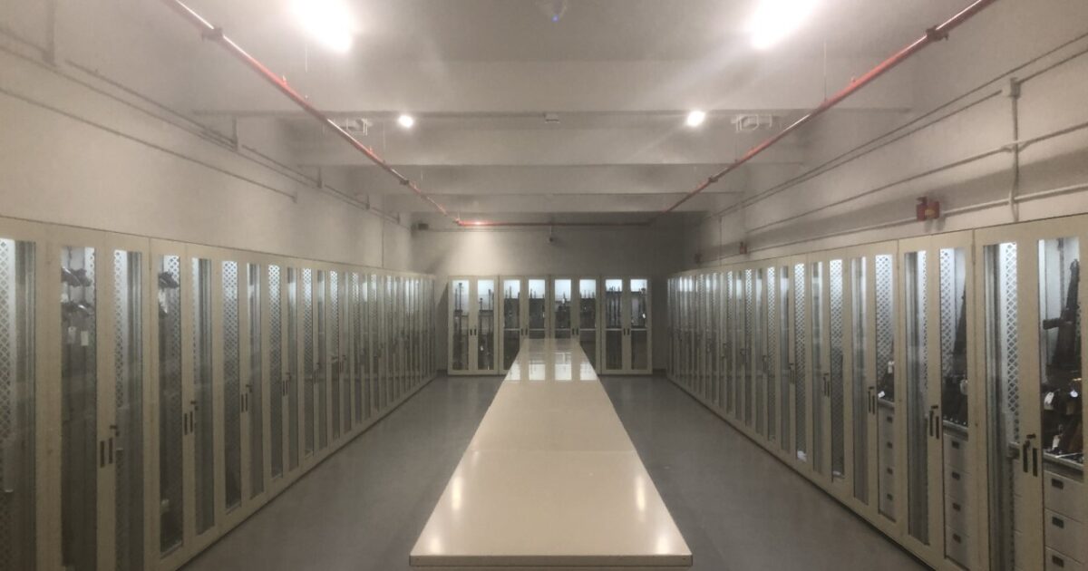 Visible Storage for Historic Weapons | Spacesaver Storage Solutions