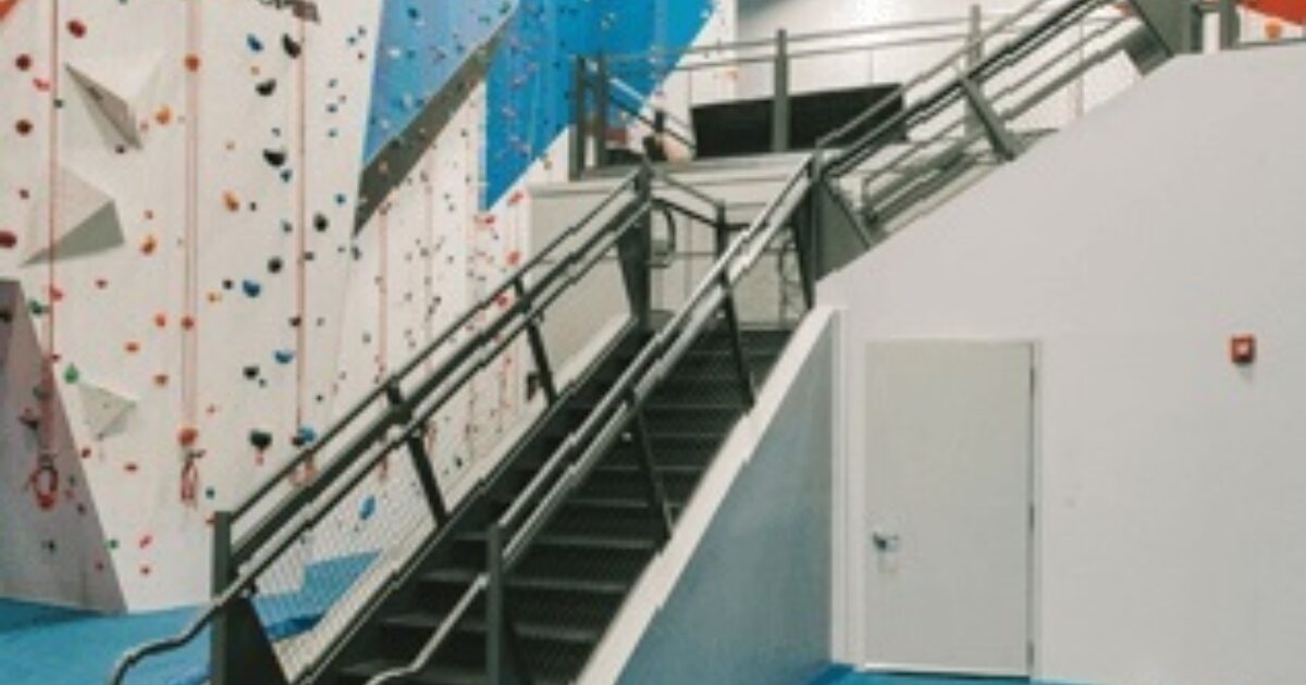 Storage Product for Mezzanine Handrails | Spacesaver Storage Solutions