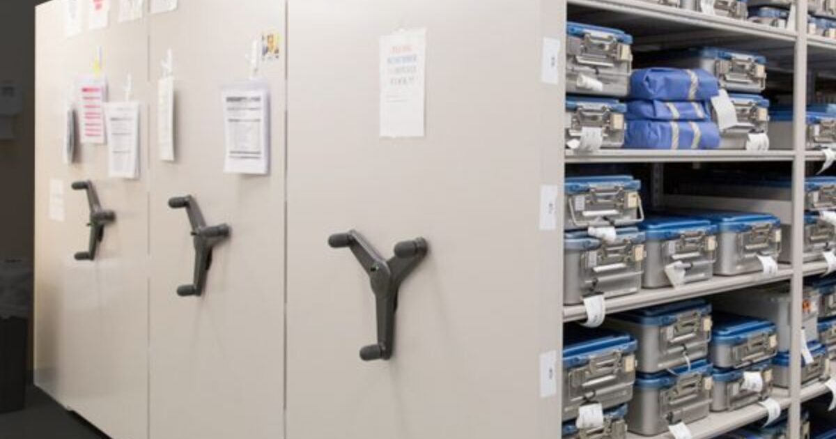Sterile Supply & Operating Room… | Spacesaver Storage Solutions